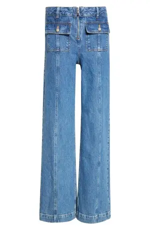 Cinq À Sept Coraline High Waist Bootcut Jeans