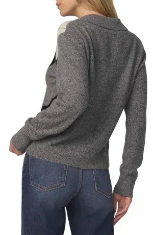 Joe's Jeans Argyle Cashmere Polo Sweater