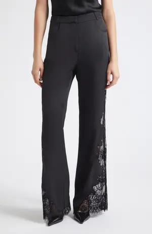 TOCCIN Priya Lace Detail Flared Pants