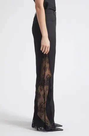 TOCCIN Priya Lace Detail Flared Pants