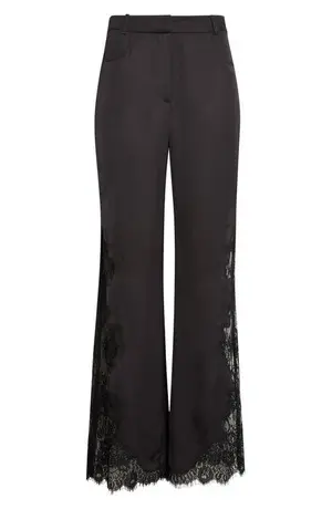 TOCCIN Priya Lace Detail Flared Pants