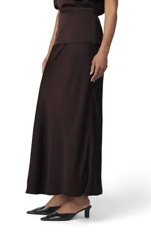 Joe's Jeans Ines Satin Maxi Skirt