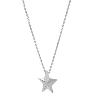 ROSEATE Angela Cummings Star Pendant Chain Necklace - Sterling Silver