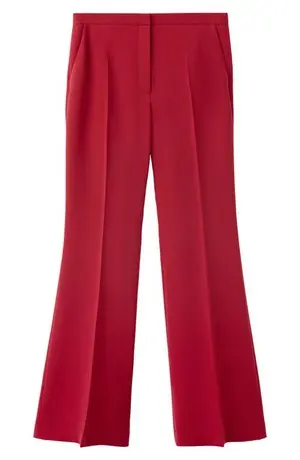 Mango High-waisted Flare Leg Pants
