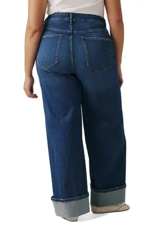 Warp + Weft Nce High Waist Wide Leg Jeans