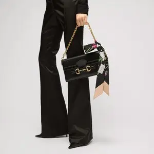 Gucci Printed Gg Silk Twill Ribbon