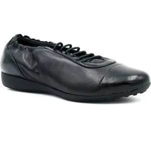 AMALFI BY RANGONI Jakob Leather Lace-up Sneakers - Black