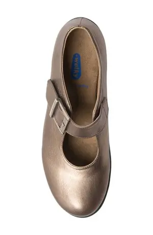 WOLKY Tosca Mary Jane Platform Wedge Pump - Lead