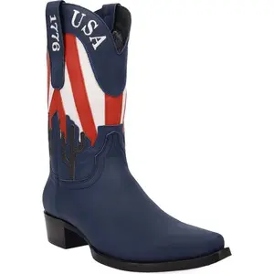 DINGO Freedom Western Boot - Navy