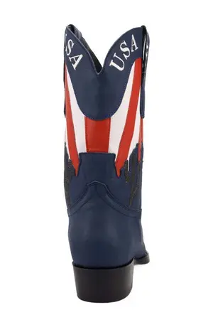 DINGO Freedom Western Boot - Navy