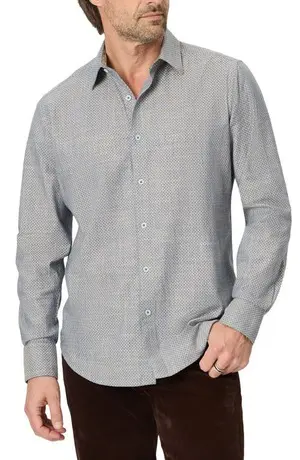 Robert Graham Grandadam Long Sleeve Cotton Shirt