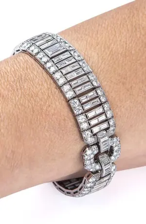 MINDI MOND Art Deco Diamond Bracelet