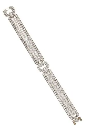 MINDI MOND Mindi Mond Art Deco Diamond Platinum Bracelet