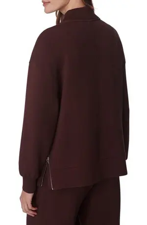 Varley Novi Longline Mock Neck Sweatshirt