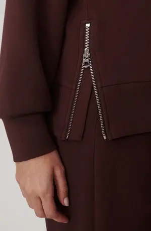 Varley Novi Longline Mock Neck Sweatshirt