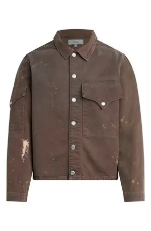 Hudson Jeans Flap Cotton Shirt Jacket