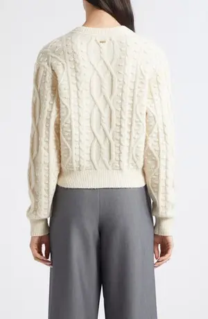 TOCCIN Rana Cable Knit Cardigan