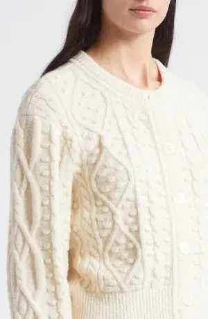 TOCCIN Rana Cable Knit Cardigan