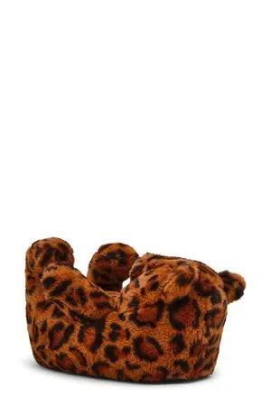 Steve Madden Buddies" Bear Slippers - Leopard