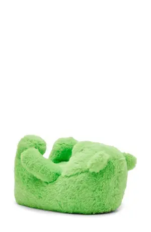 Steve Madden Buddies" Bear Slippers - Lime