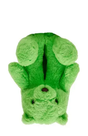Steve Madden Buddies" Bear Slippers - Lime