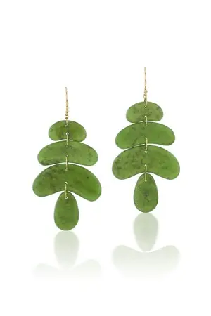 TEN THOUSAND THINGS Small Drop Earrings - Jade