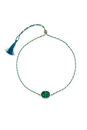IAIA CARAVAN Chota Cord Necklace - Malachite