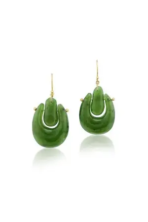 TEN THOUSAND THINGS Small O'keefe Drop Earrings - Jade