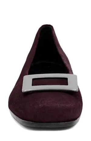 AMALFI BY RANGONI Sabino Leather Flat - Plum