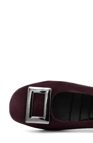 AMALFI BY RANGONI Sabino Leather Flat - Plum