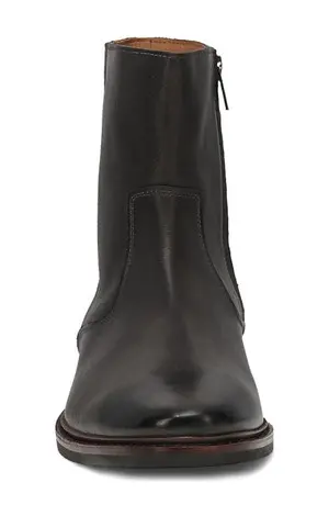 THE FRYE COMPANY Paul Inside Zip Leather Boot