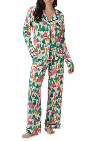 ROOM SERVICE Print Pajamas - Novel Print