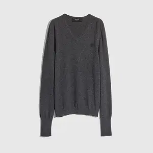 Gucci Embroidered Cashmere V-neck Sweater