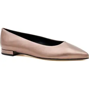 AMALFI BY RANGONI Tango Leather Skimmer Flat - Pegasus