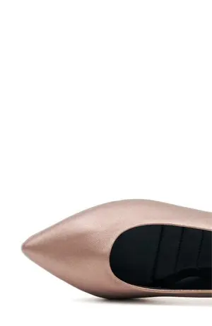AMALFI BY RANGONI Tango Leather Skimmer Flat - Pegasus