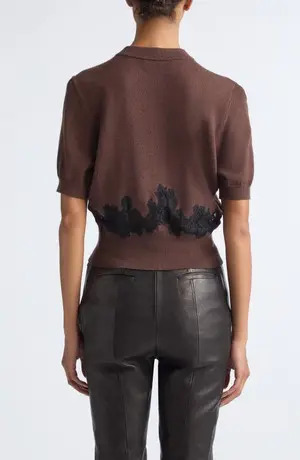 TOCCIN Vika Short Sleeve Merino Wool Sweater