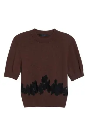TOCCIN Vika Short Sleeve Merino Wool Sweater