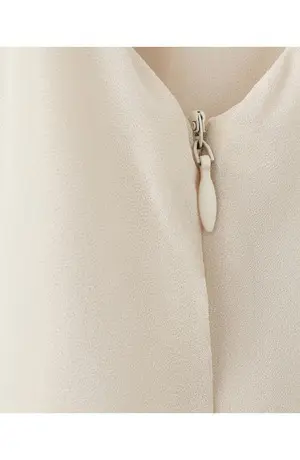 Mango Pleated Detail Sleeveless Dress