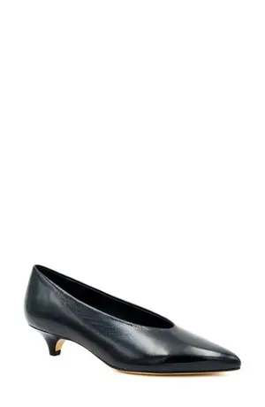 AMALFI BY RANGONI Accorto Leather Pump - Black
