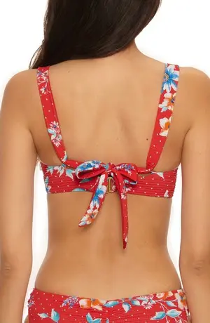 BECCA By Rebecca Virtue Countryside Floral Print Underwire Bikini Top