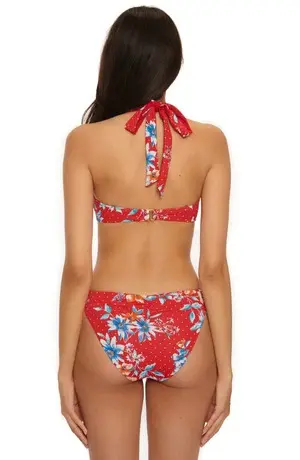BECCA By Rebecca Virtue Countryside Floral Print Underwire Bikini Top