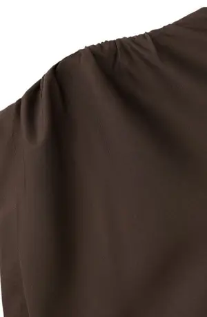 Mango Side Ruched Asymmetric Dress