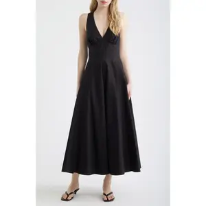 DÔEN Rosetta Cotton Midi Dress