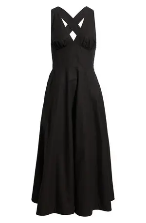 DÔEN Rosetta Cotton Midi Dress