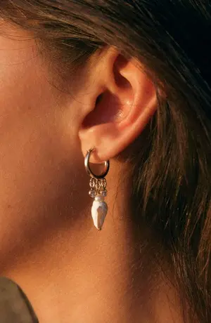 CHILD OF WILD 14k -filled Shell Drop Earrings - Gold
