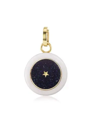 ANNA MACCIERI ROSSI Carpe Diem Charm With Aventurine Dial