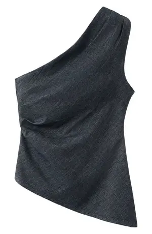 Mango One-shoulder Top