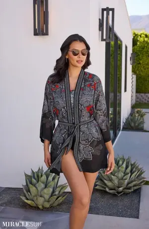Miraclesuit Steel Magnolias Robe Cover-up