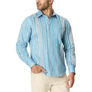 Robert Graham Rehan Long Sleeve Stretch Woven Shirt - Multi