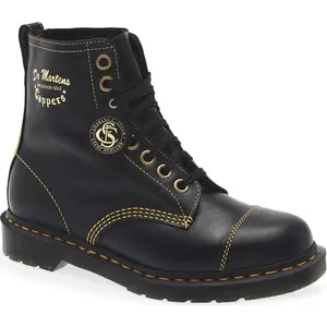 Dr. Martens Cappers 8-eye Cap Toe Leather Boot